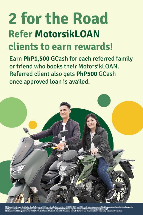 Motorcycle Member Get Member Promo Mechanics Page | SB Finance