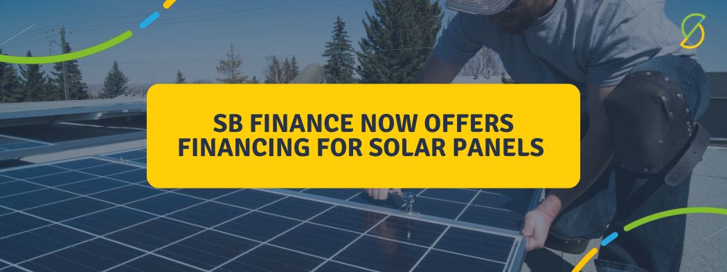 SB Finance now offers financing for solar panels