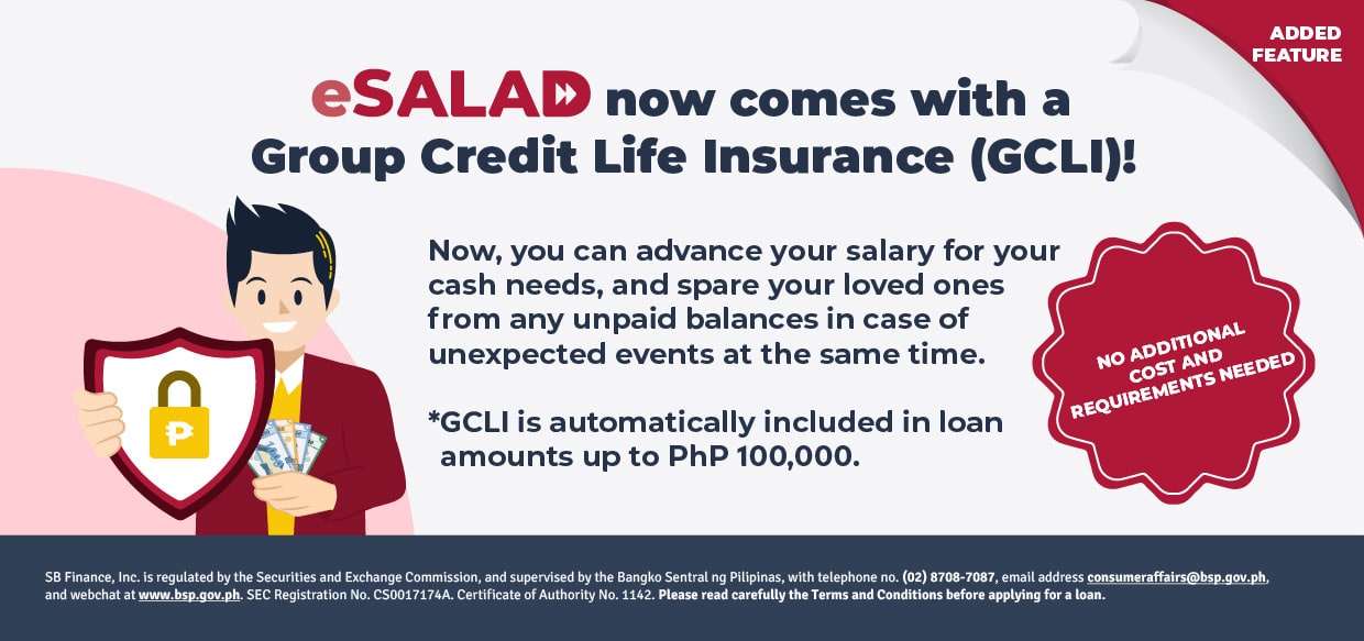 eSALAD - The salary loan you need | SB Finance | SB Finance